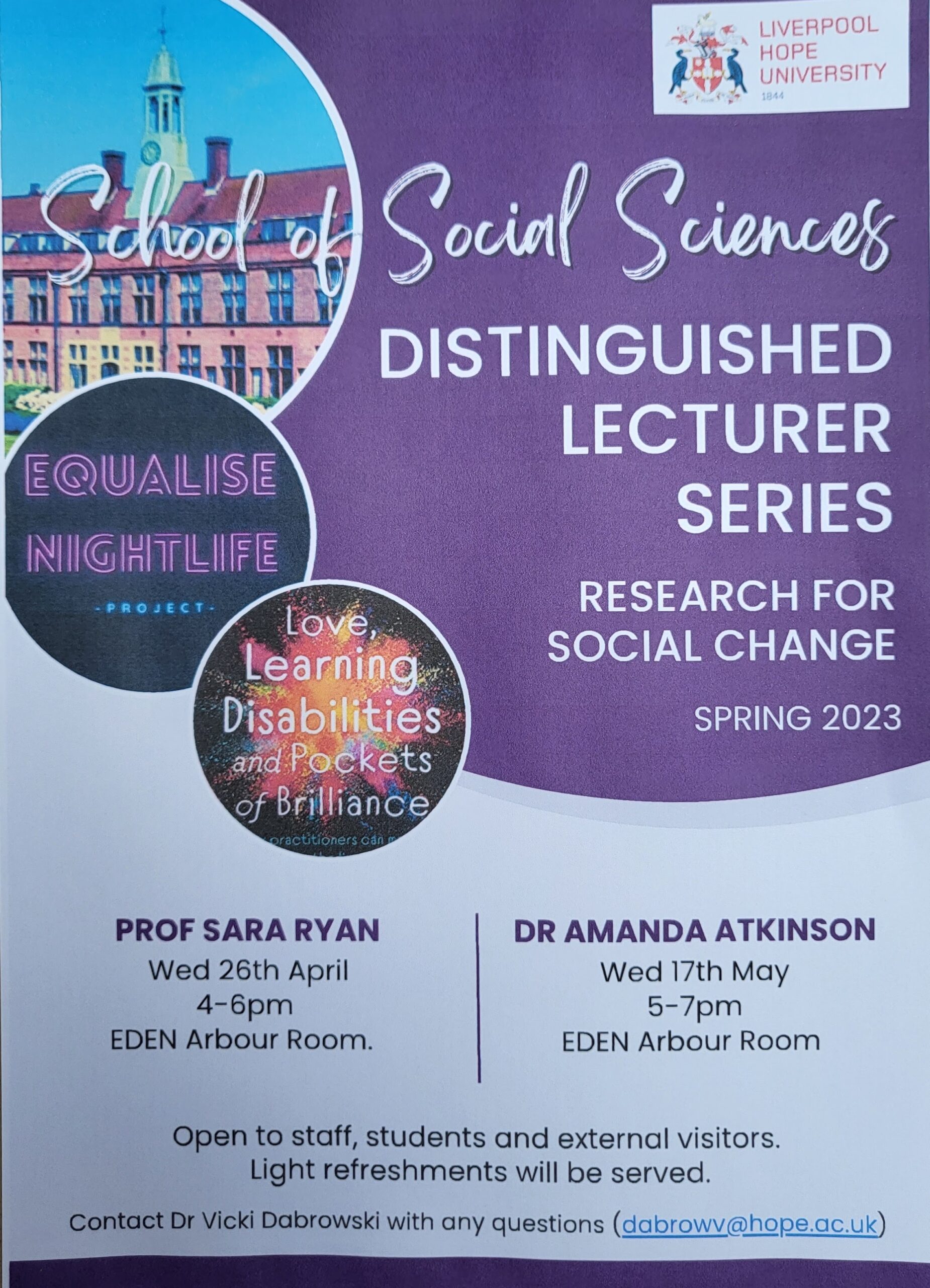 Distinguished Lecturer Series - South Childwall Residents Association